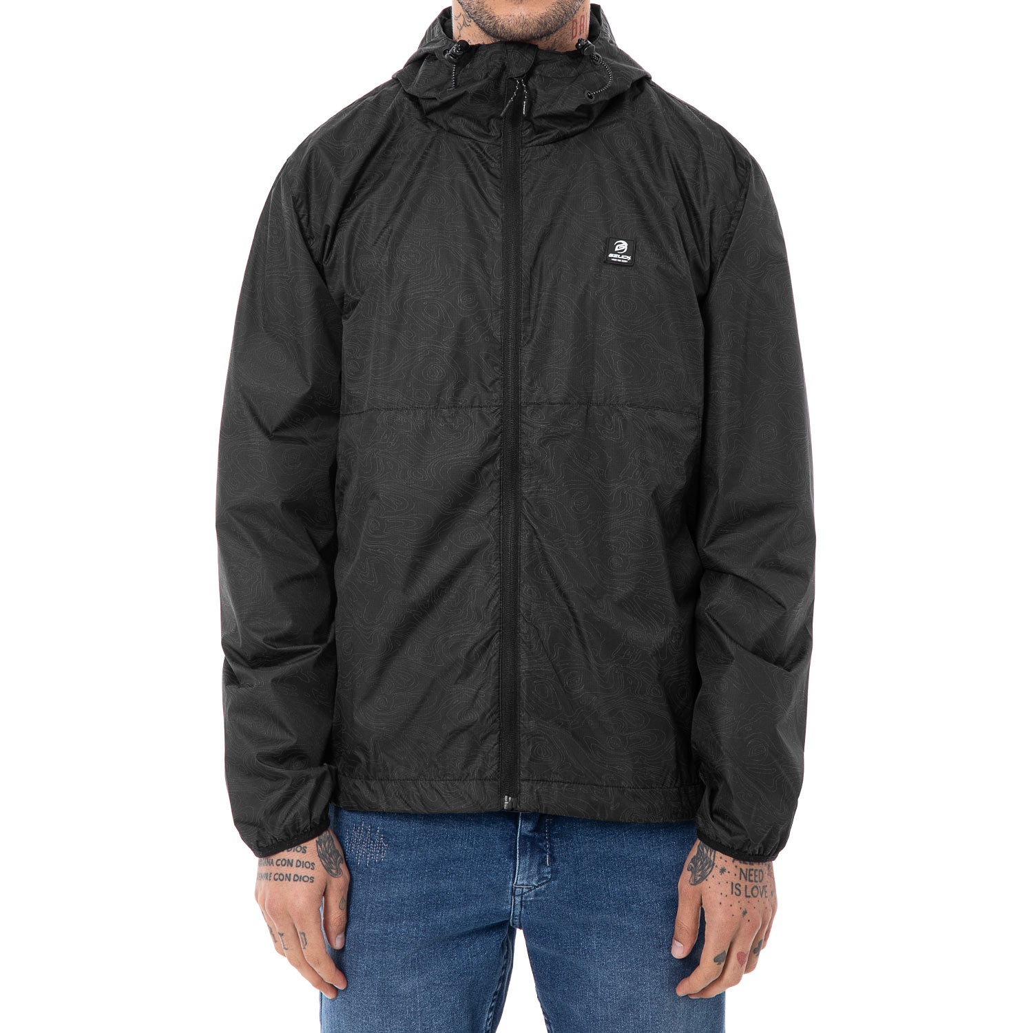 Raincoats Impermeable C/Cap C/F Glow-Trap Black | Gzuck