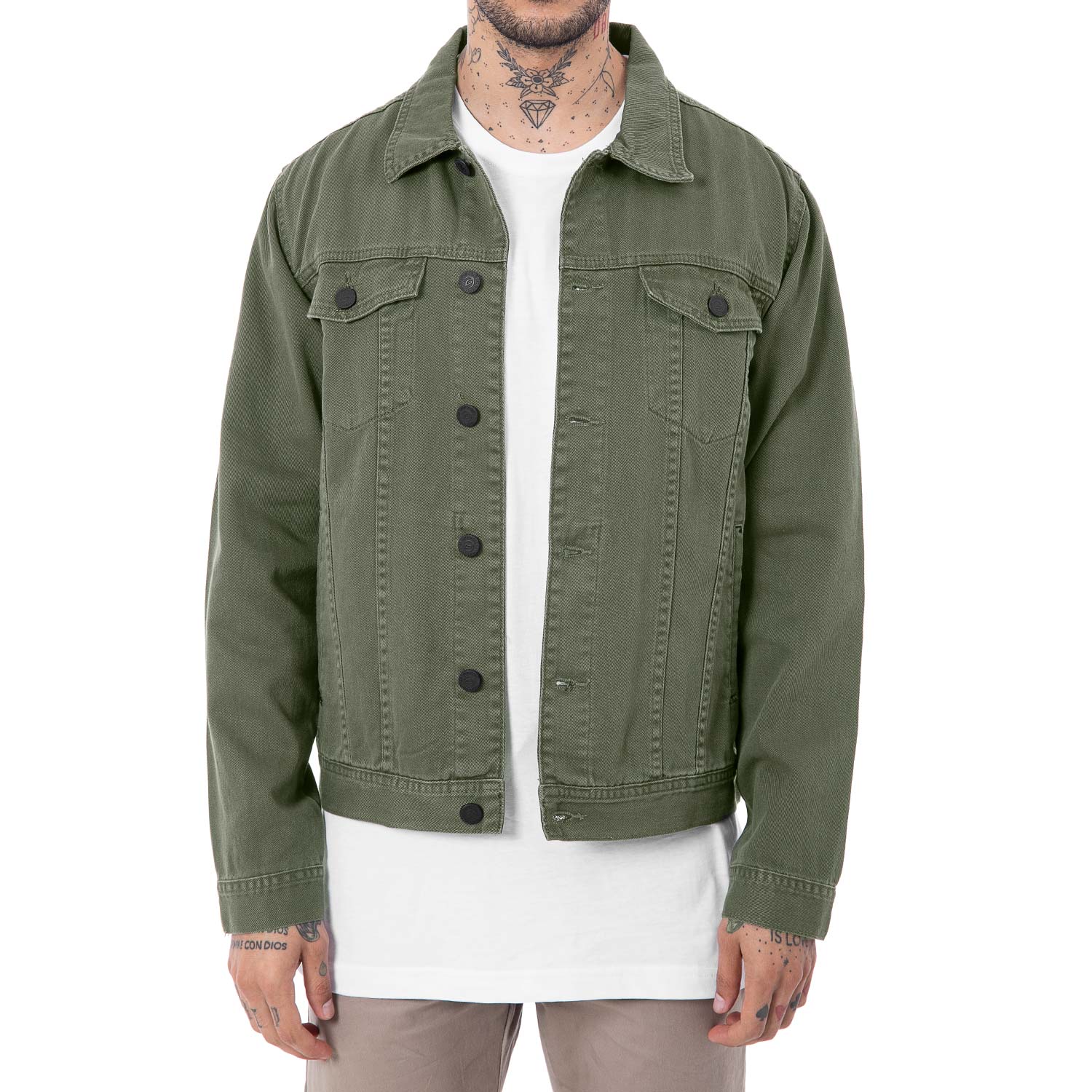 Casaca Twill Color Ferxxo Verde | Gzuck