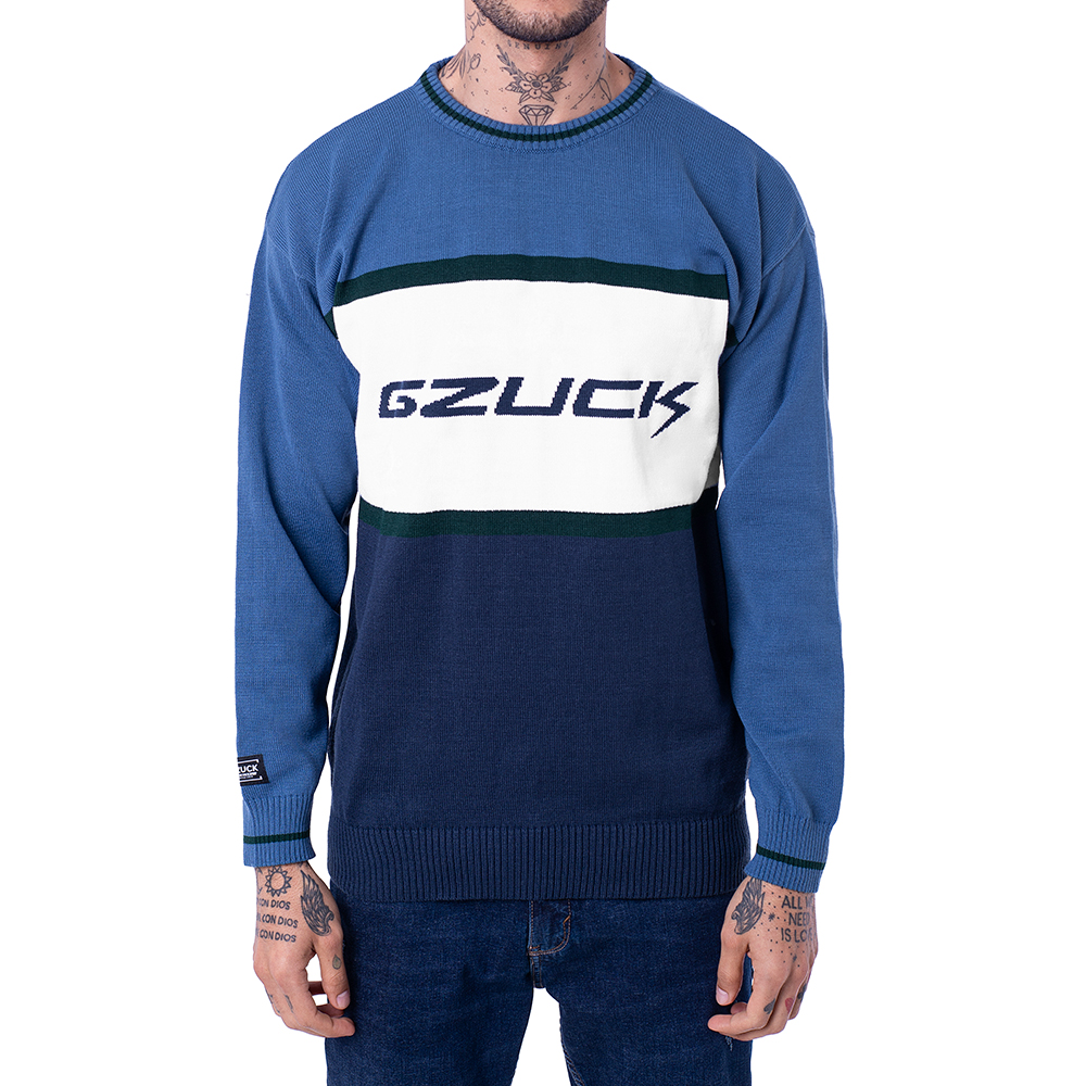 Chompa Hilo Fezco Acero/White/Iron | Gzuck