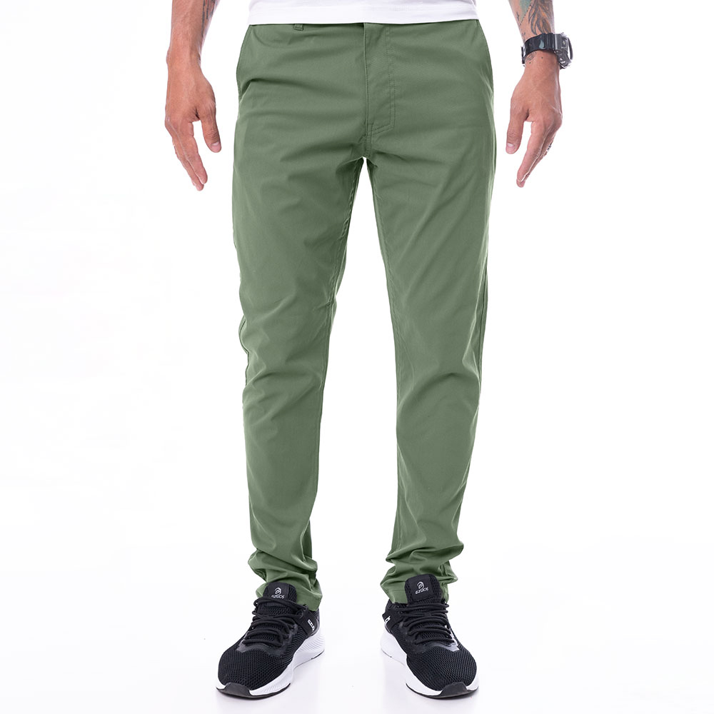 Pantalon Twill Color Hybrid Ultimate Pants Olive | Gzuck