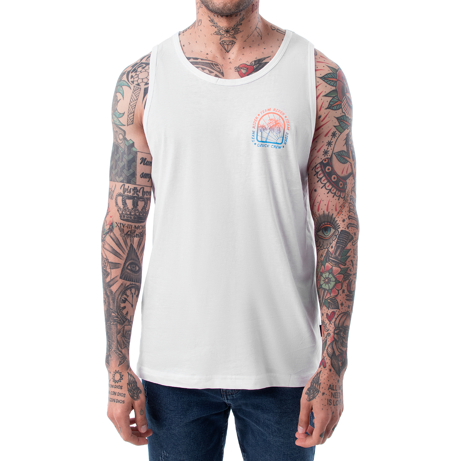 Bvd Jersey Slim Fit Durk White | Gzuck