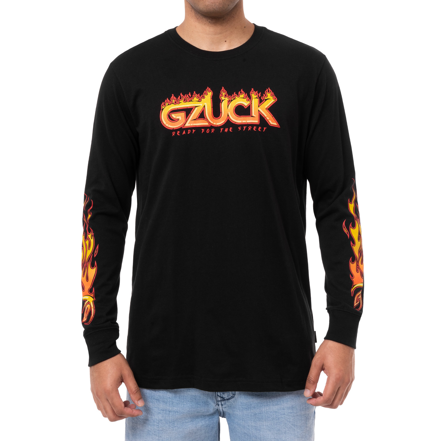 Polo Jersey M/L Regular Fit Urban Fire Black | Gzuck