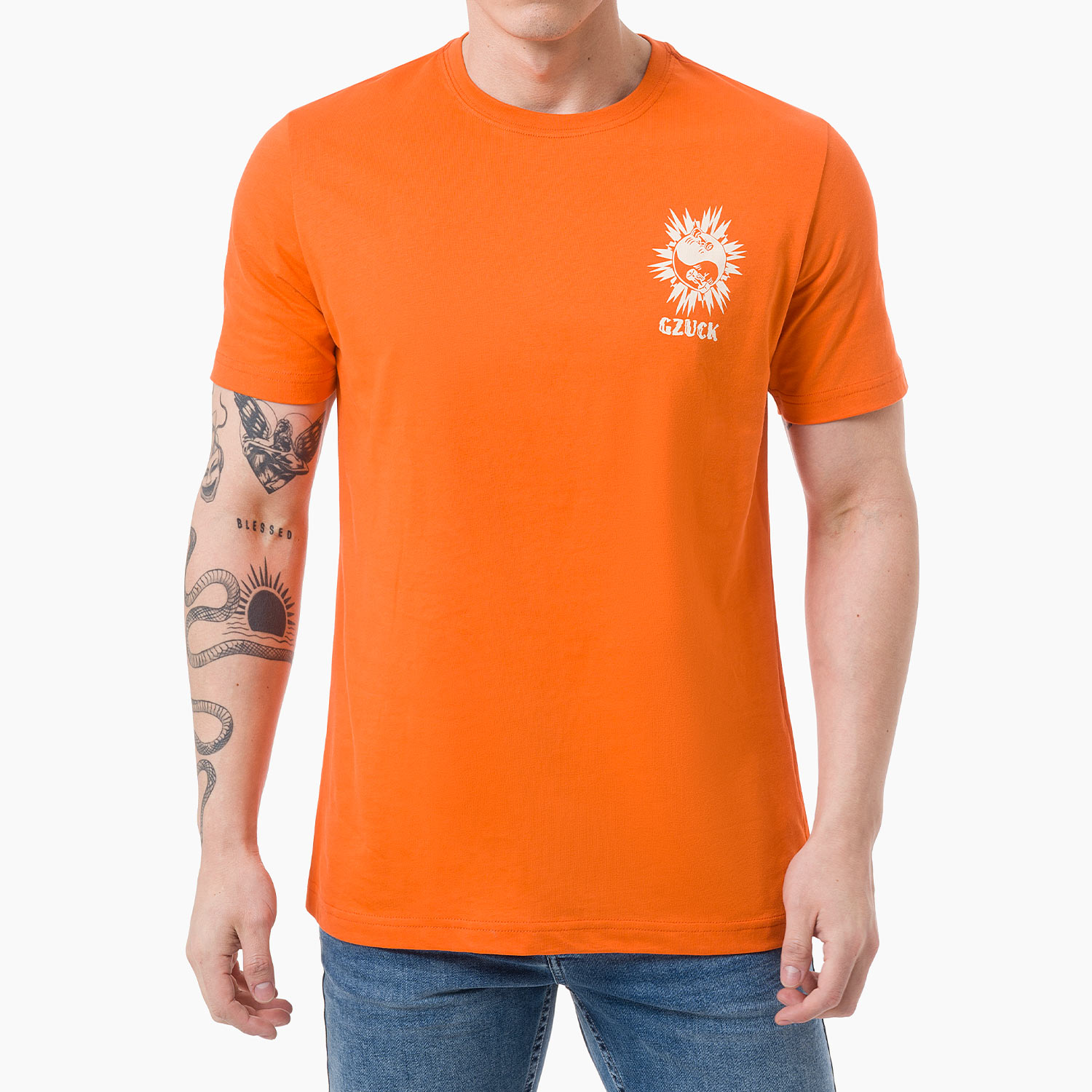 Polo Jersey M/C Regular Fit Suhen Dark Orange | Gzuck