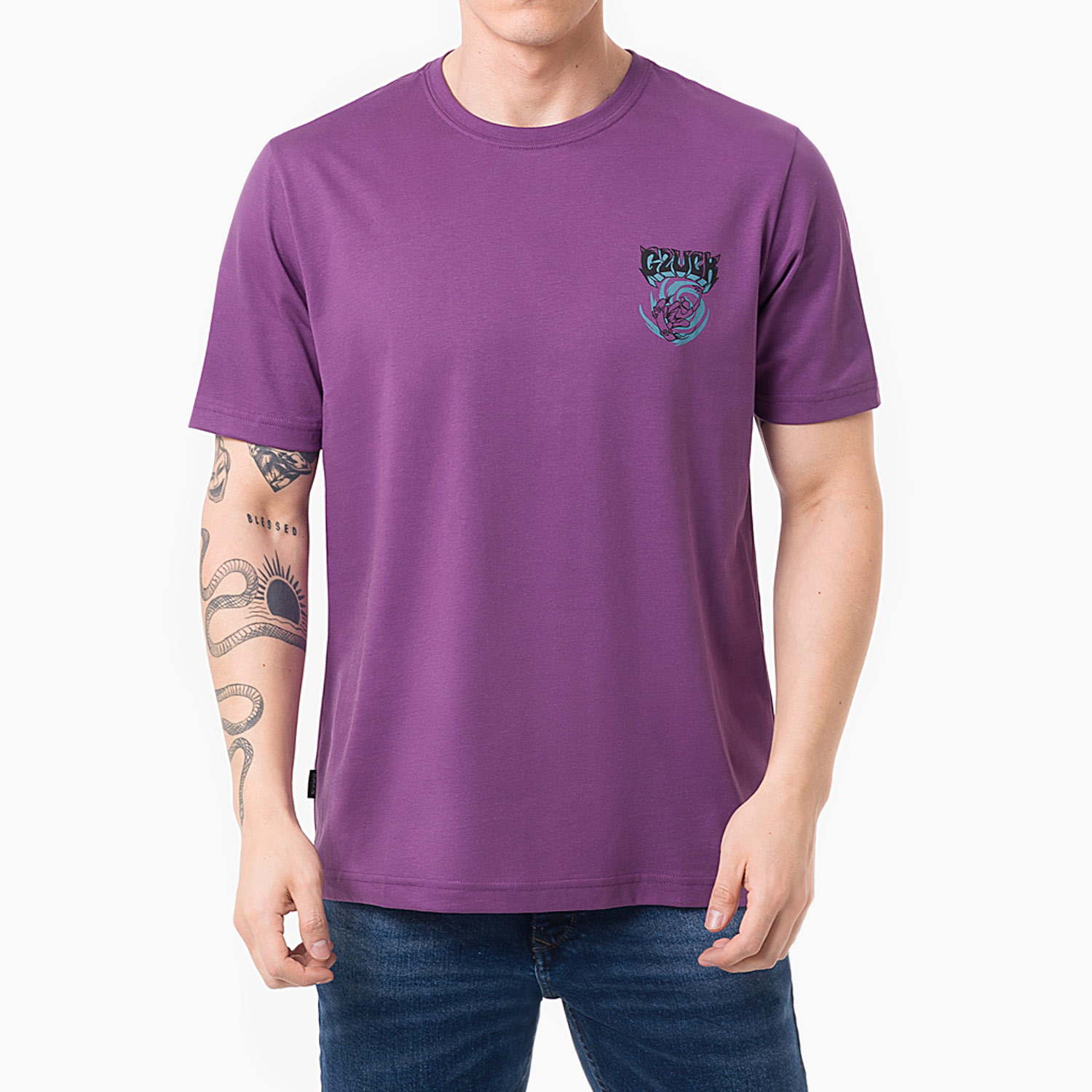 Polo Jersey M/C Regular Fit Drenik Dark Grape | Gzuck