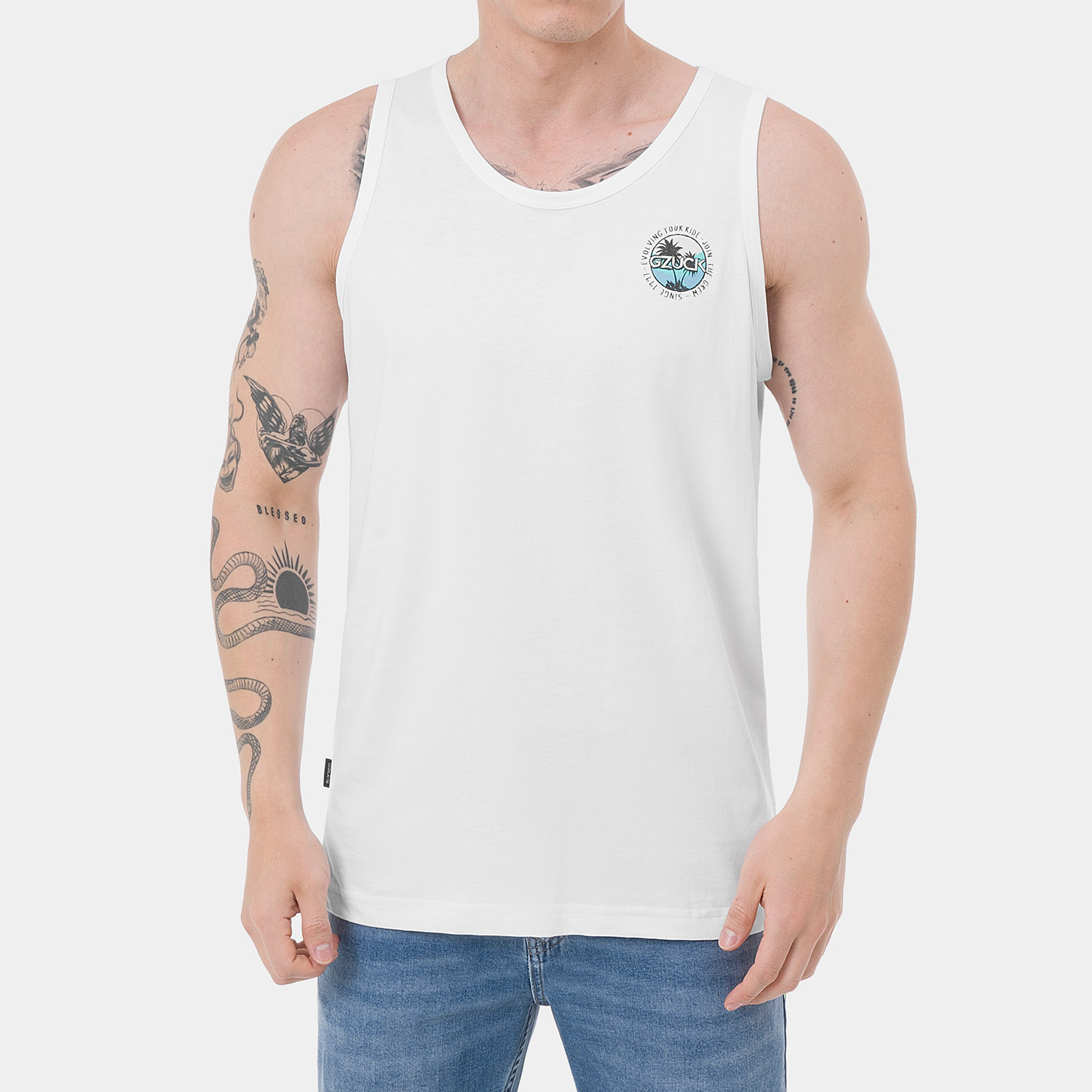Bvd Jersey Regular Fit Azrik White | Gzuck