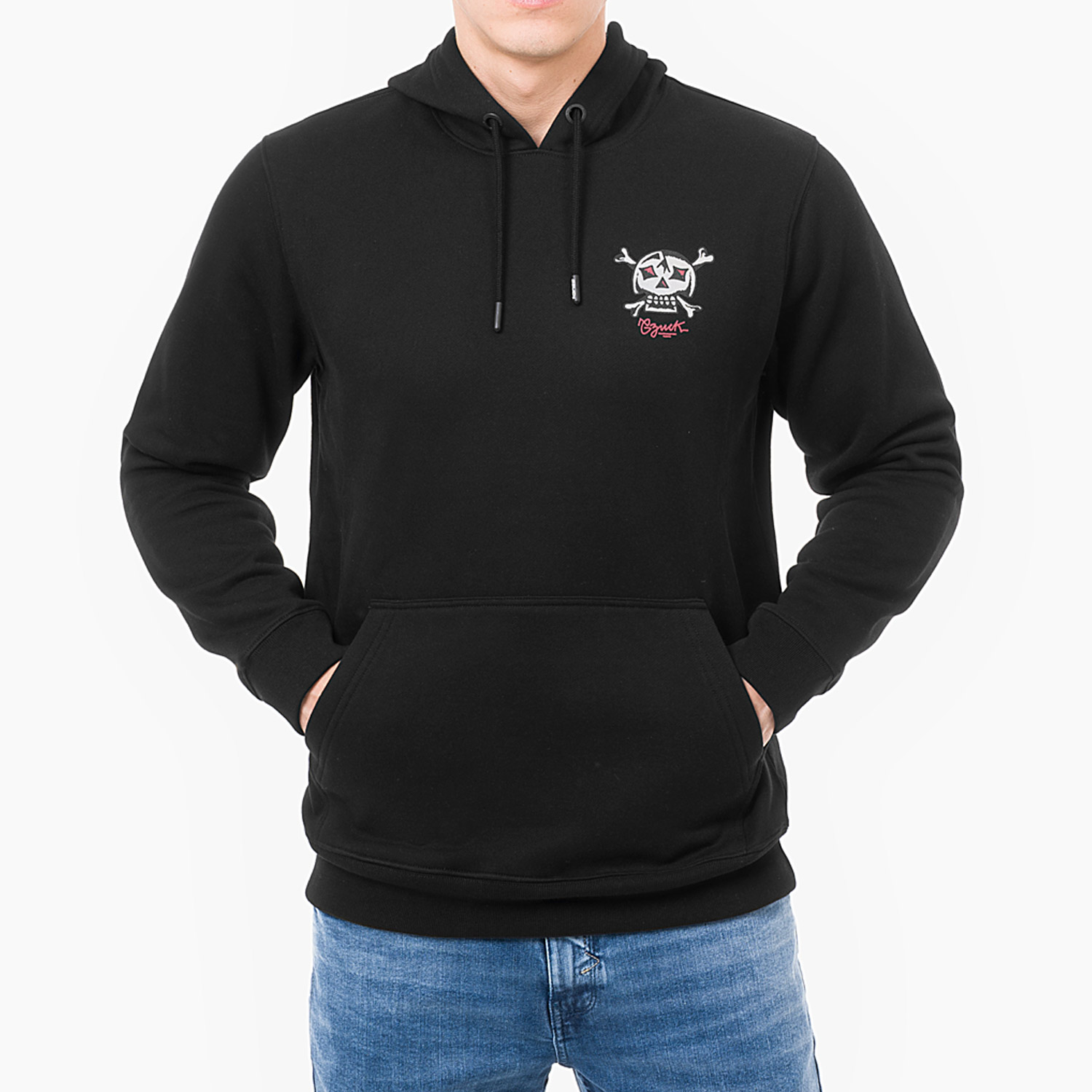 Polera Franela C/Cap Regular Fit Velkor Black | Gzuck