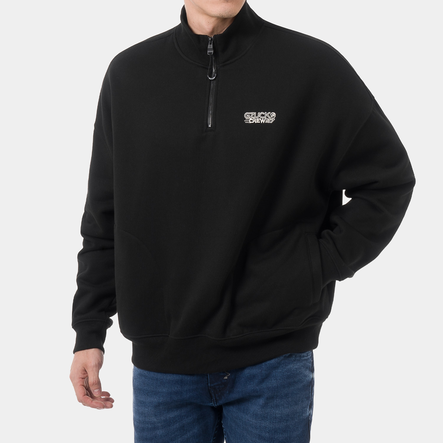 Polera Fralera Boxy Fit Malcor Black | Gzuck