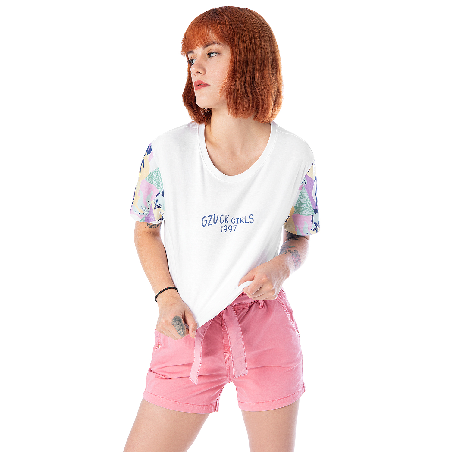 Polo Cropp Jersey M/C Ilakia White | Gzuck