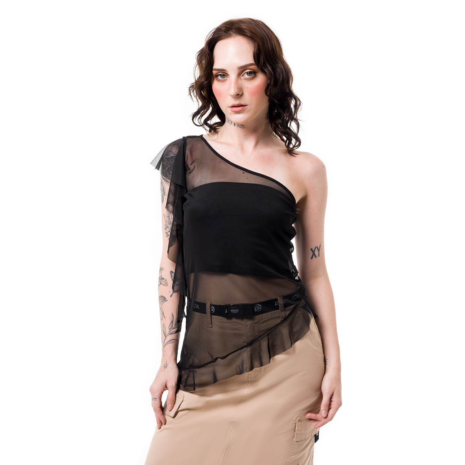 Polo Tull Jersey Full Lycra 2 Piezas M/Asimetrica Lorray Black | Gzuck