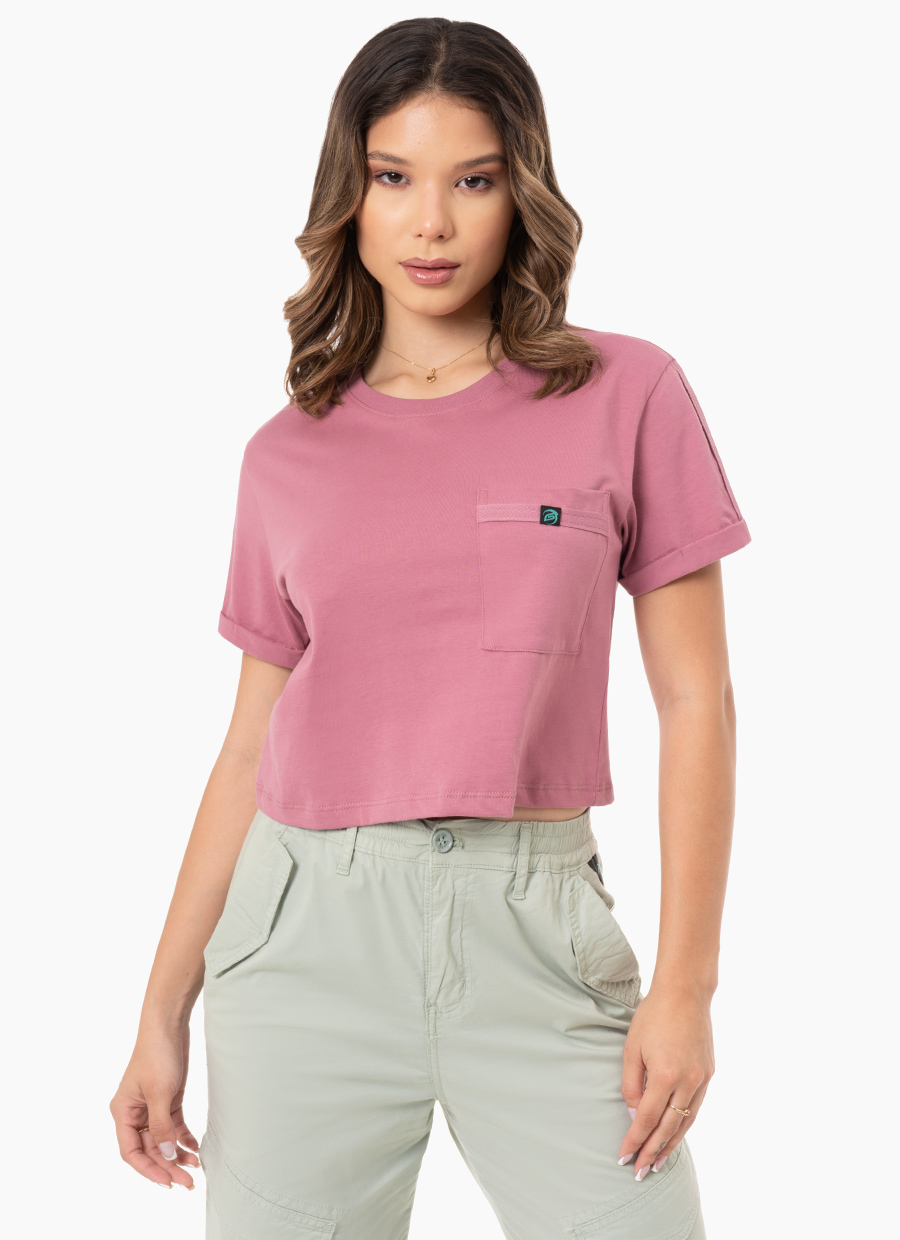 Polo Cropp Jersey M/C Akenia Grape | Gzuck