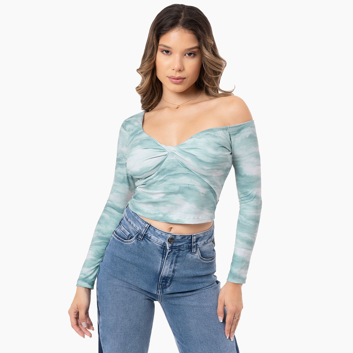 Polo Jersey Full Lycra M/L Ailena Matte Green | Gzuck