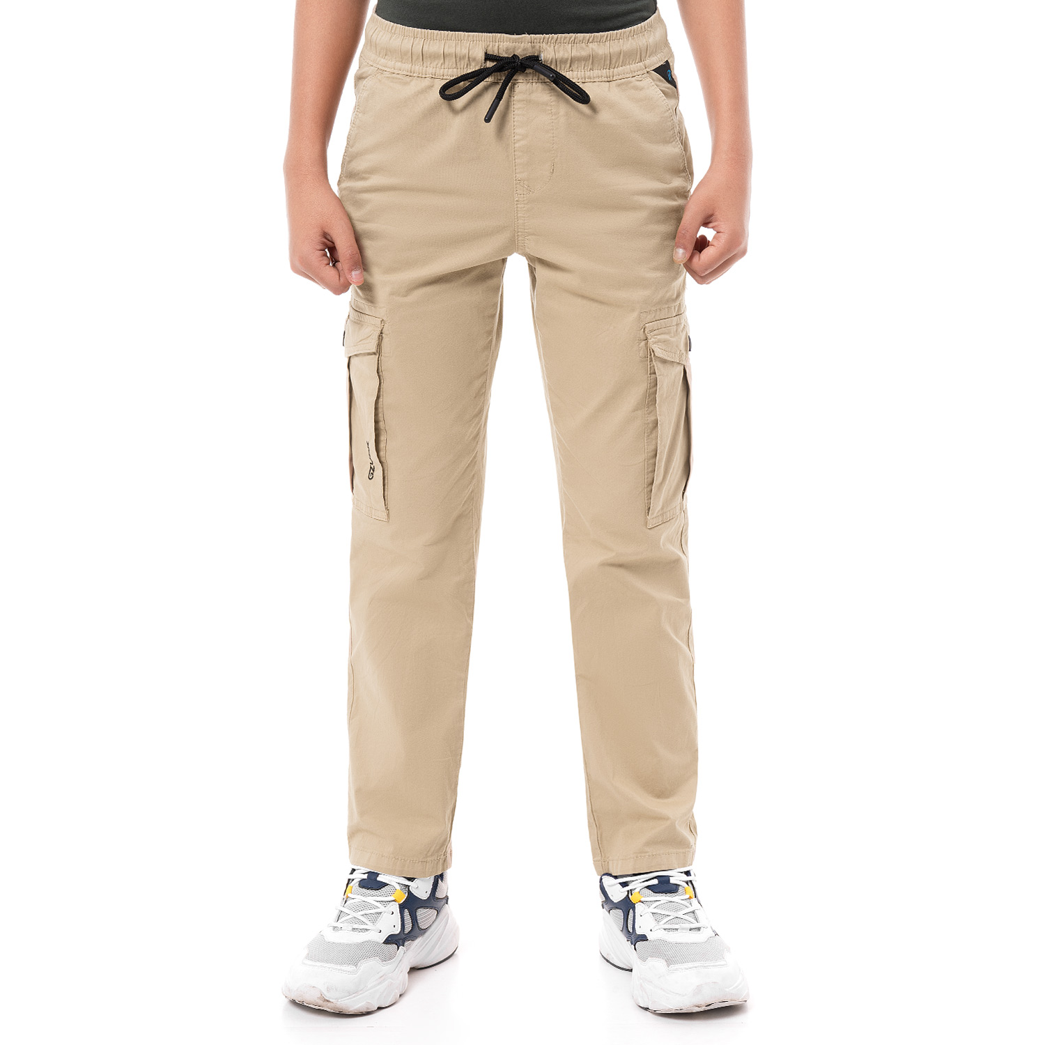 Pantalon Jogger Cargo Tafeta Comfort Molker Kids Beige | Gzuck
