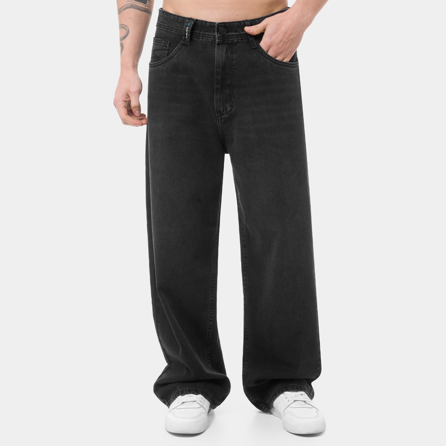 Pantalon Denim Ring (Loose Fit) Woller Stone Black St. | Gzuck