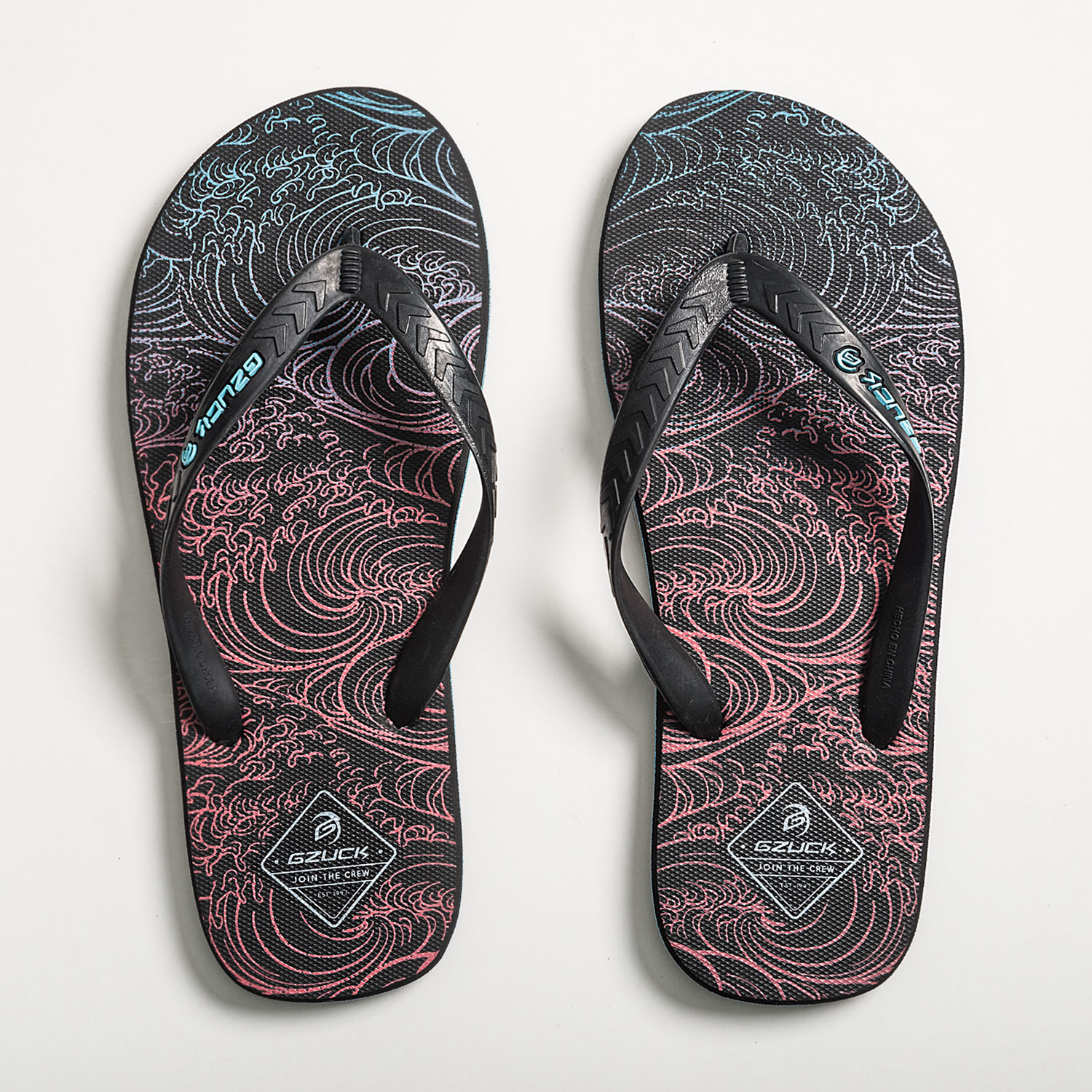 Slap Gzuck Tropic Black/Turquoise | Gzuck