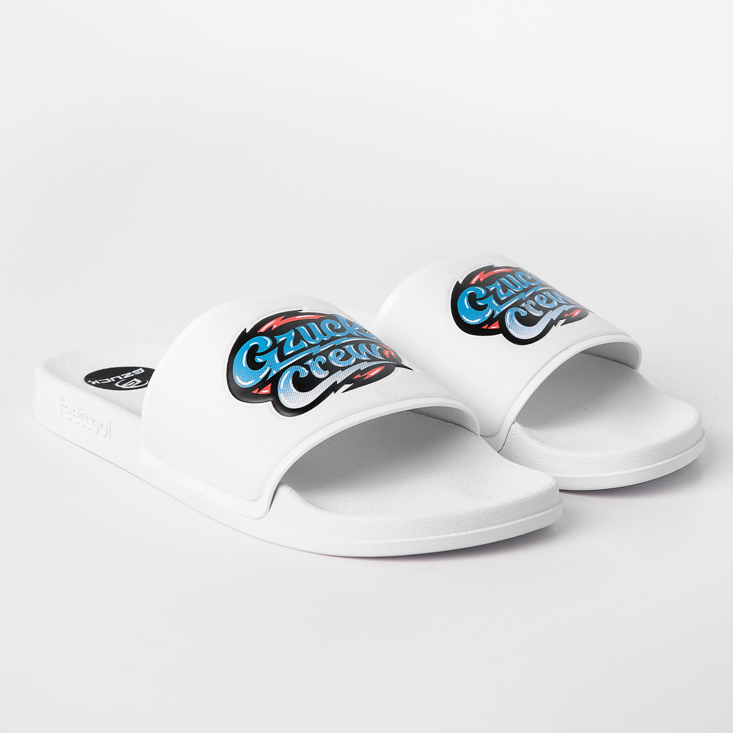 Slippers Gzuck Bakzer White | Gzuck