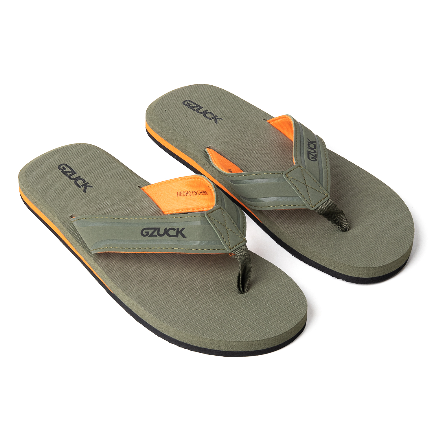 Slap Flip Flops Pu Sakdrez Army Green | Gzuck
