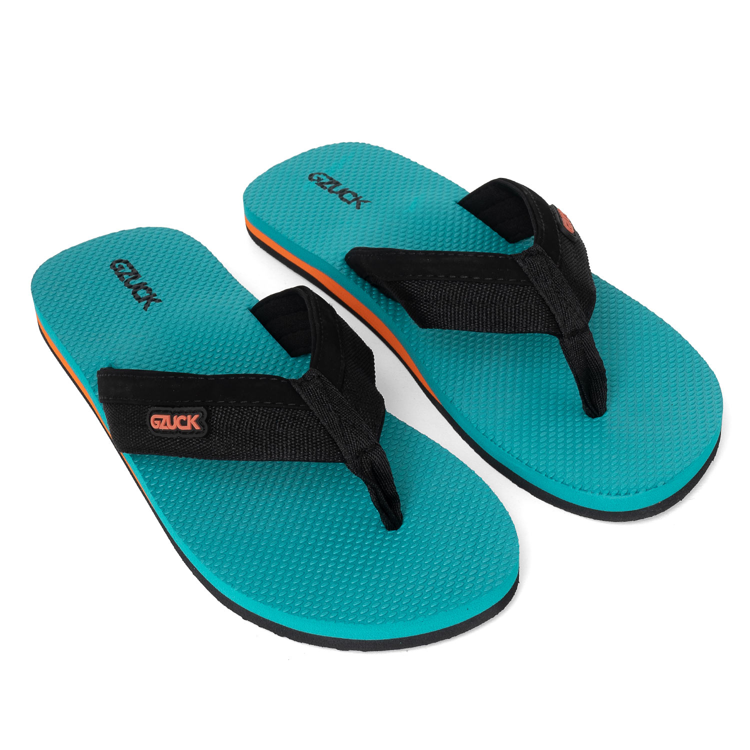 Slap Flip Flops Pu/Textile Rakben Teal | Gzuck