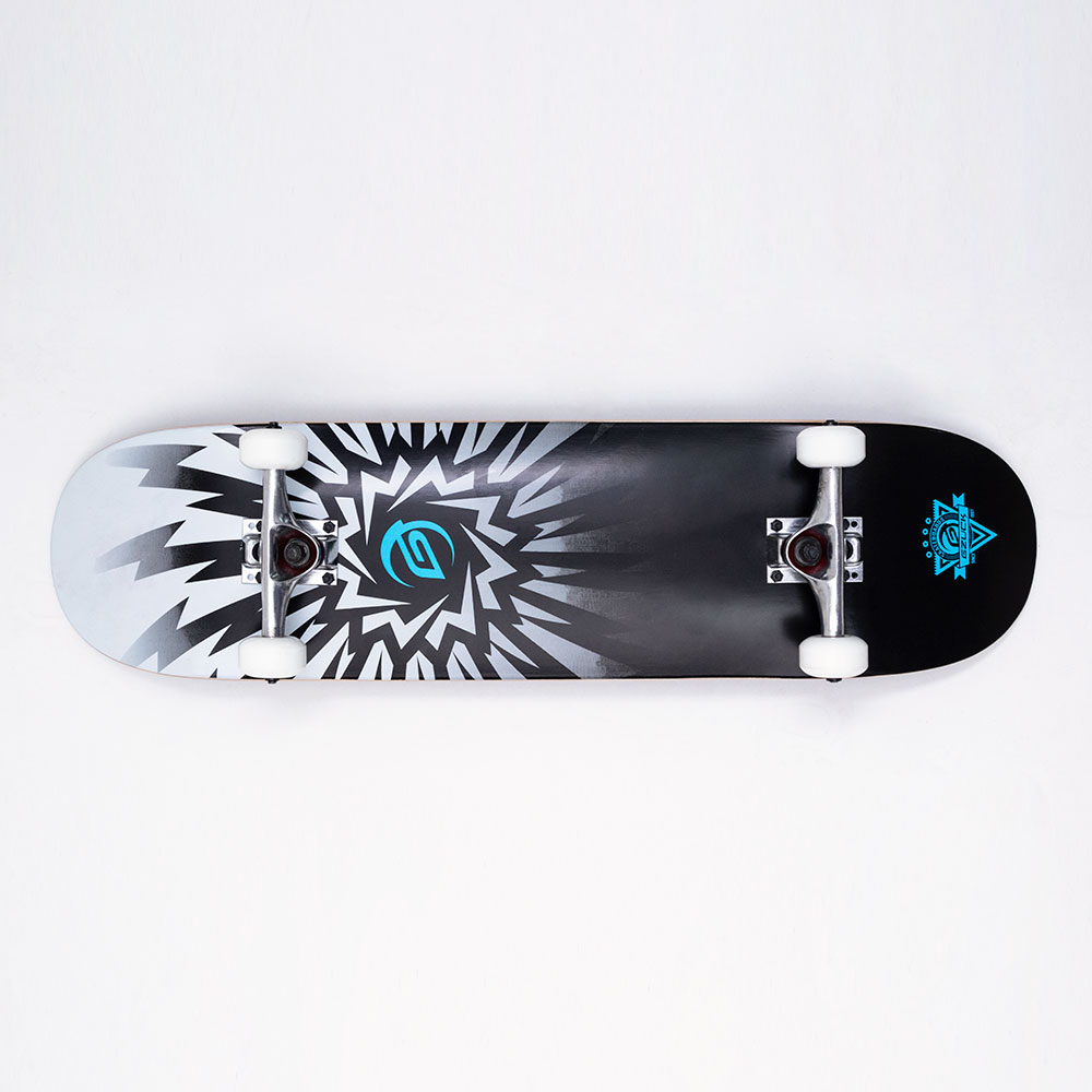 Skate Completo Gzuck Ray-G Black/White | Gzuck