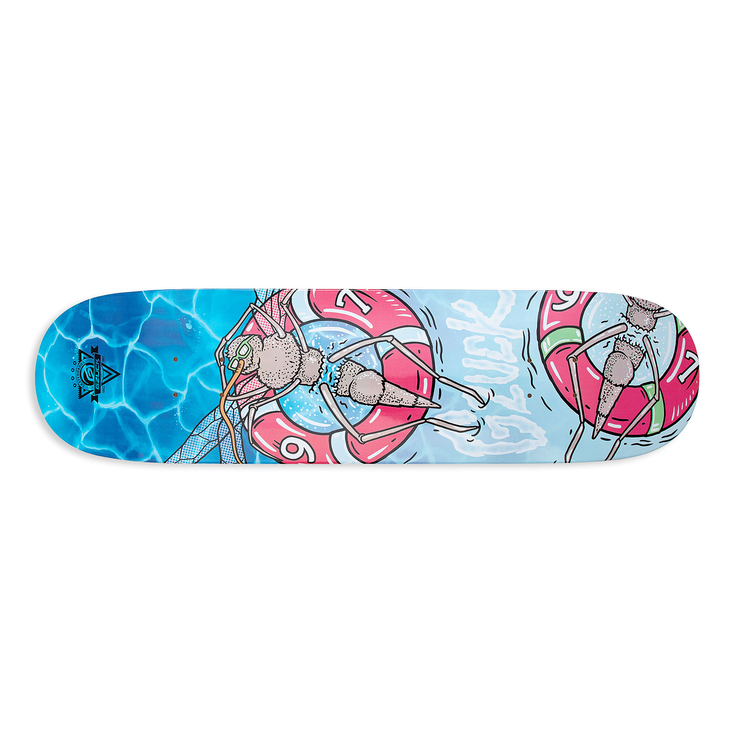 Deck Canadian Maple High Freewal Cyan 8.125"*32" | Gzuck