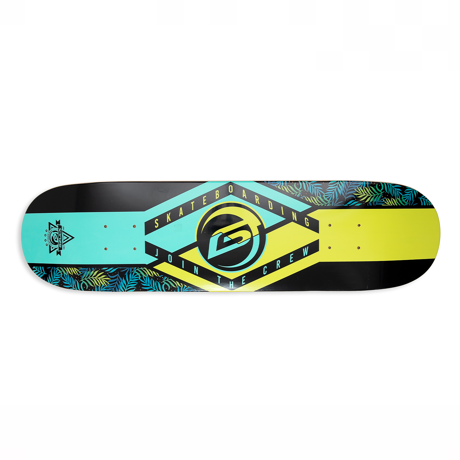 Deck Canadian Maple Super High Funkvan Black/Leaf 8.125"*32" | Gzuck