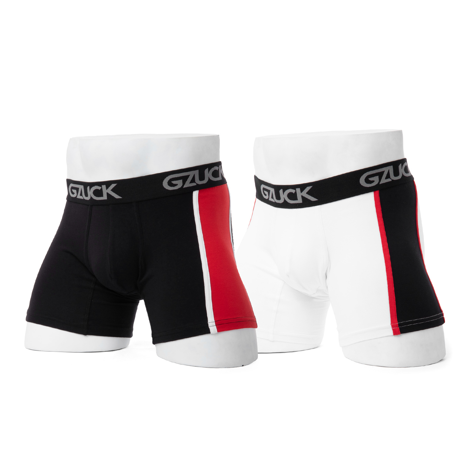 Boxer Jersey Full Lycra Two Pack Roddy Black/White | Gzuck