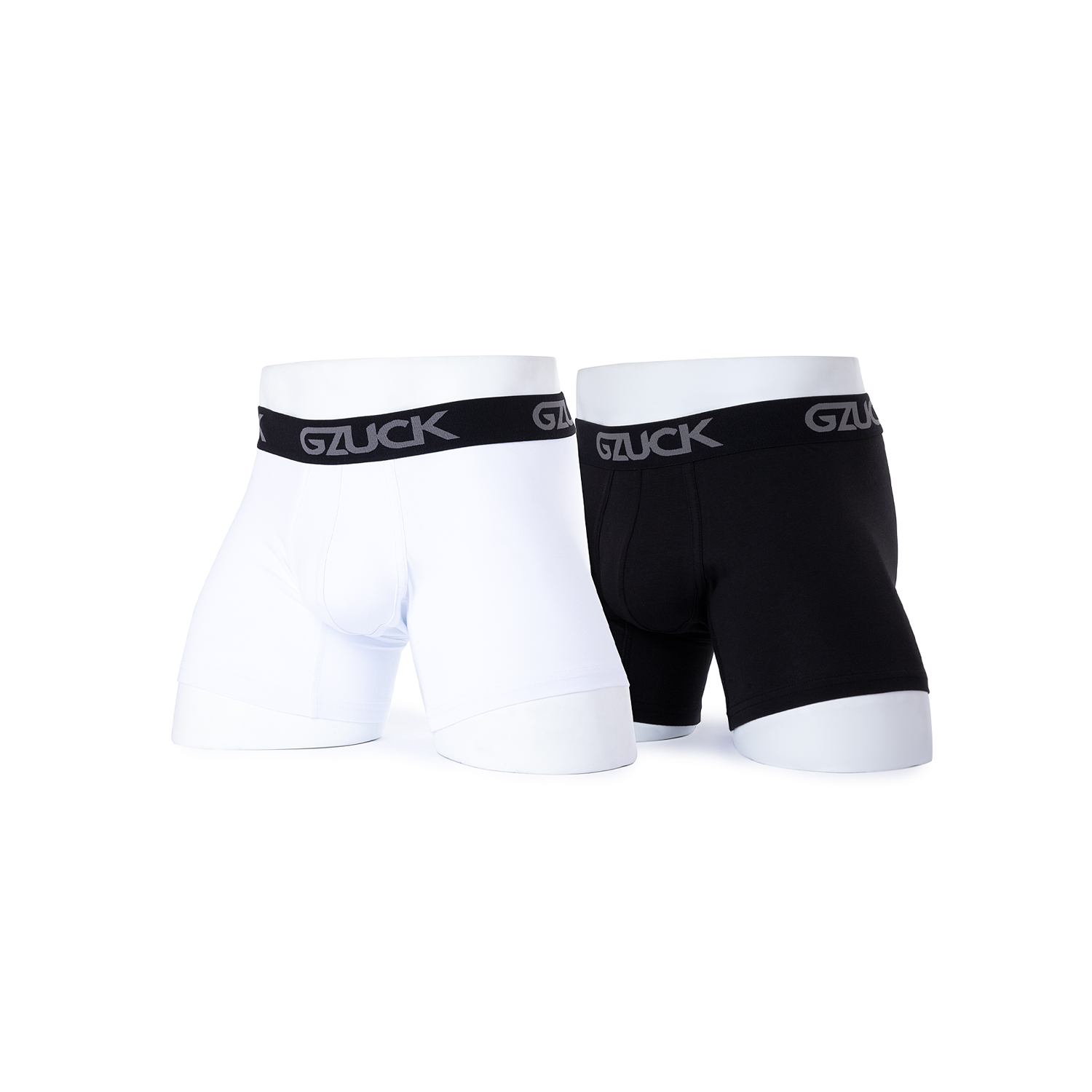 Boxer Jersey Full Lycra Two Pack Duprok White/Black | Gzuck